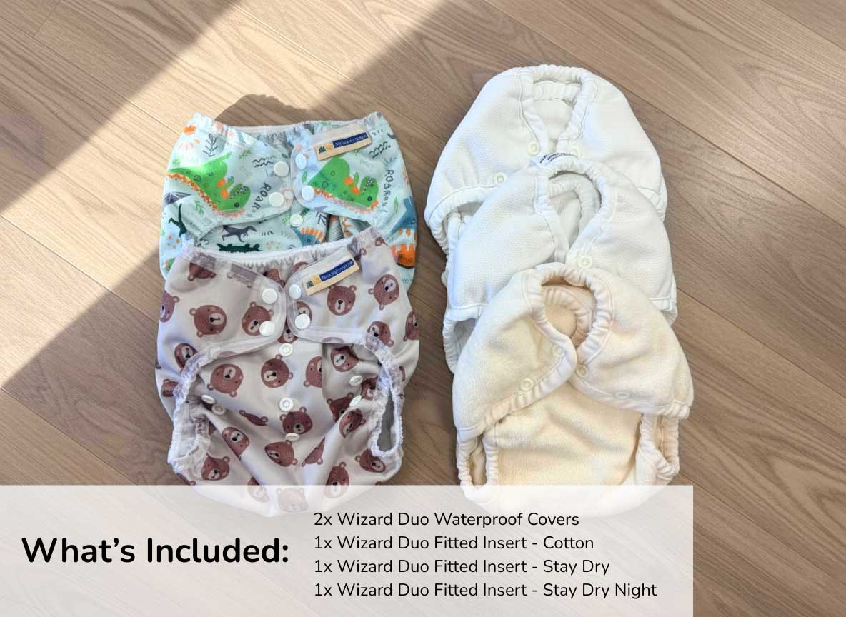 Wizard Duo Trial Package – Mother-ease Cloth Diapers