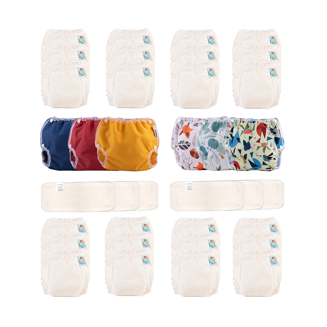 Sandy's™ 24 Cloth Diaper Package – Mother-ease Cloth Diapers